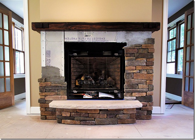 The "L" Shaped House: Fireplace…Hearth and stones (day 3)
